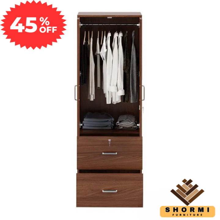 2 Part Almirah with coat hanger shelf & 2 Locker Drawer Alamary ...