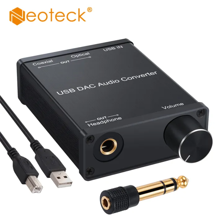 Neoteck USB to Coaxial S/PDIF Converter Digital to Analog Signal with ...