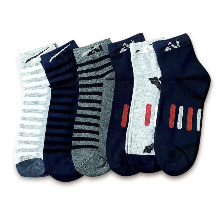 Cotton Short Socks for Mens 6 PAIRS COMBO | Daraz.com.bd