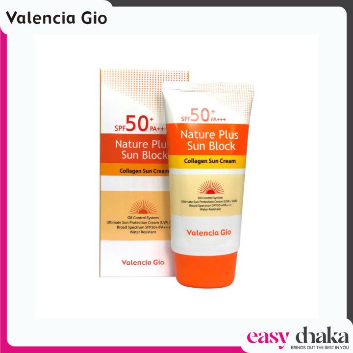 Valencia Gio Nature Plus Sun Block SPF 50+ | Daraz.com.bd