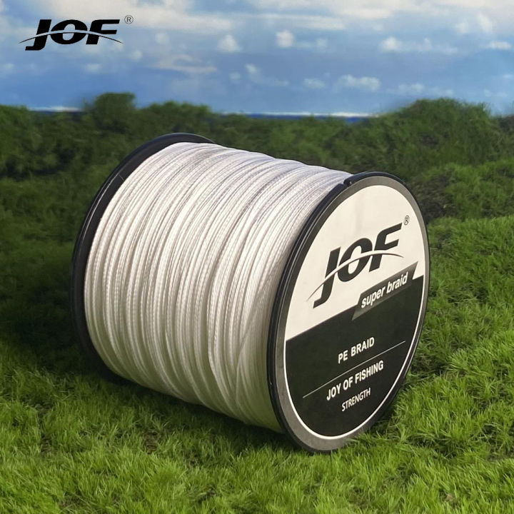 JOF Super Strong 4 Strands Braided Fishing Line X4 PE Line 300M 500M 1000M Multifilament ...