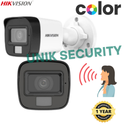 Hikvision Full Color DS-2CE16D0T-EXLPF 2MP Smart Hybrid Light Fixed Mini 20M IR Full Color ...