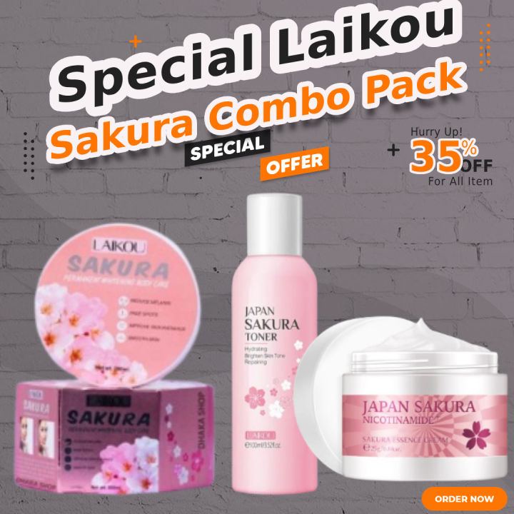 Sakura Special_Combo Pack for Bright Skin | Daraz.com.bd