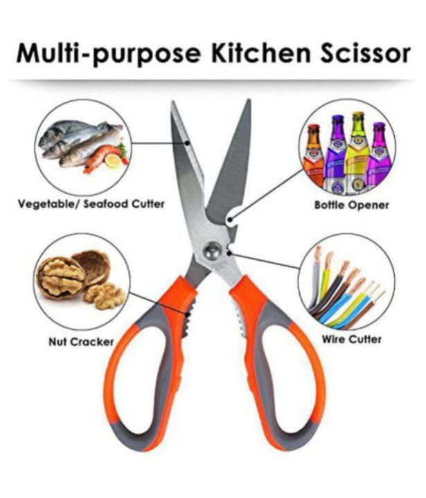 Stainless Steel Kitchen Scissors / Fish Cutting Scissors | Daraz.com.bd