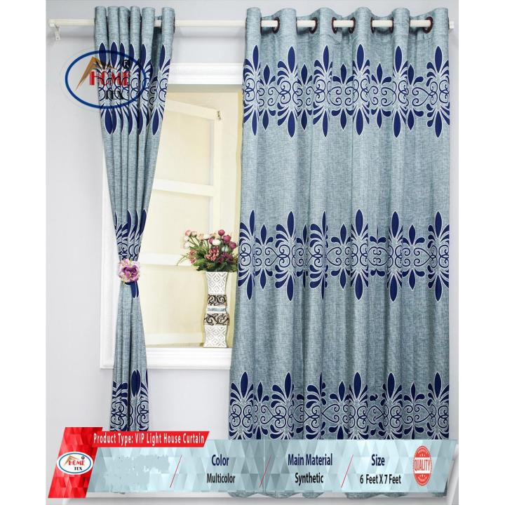 HOME TEX Synthetic Curtain Door Window Porda---6 Kuchi | Daraz.com.bd