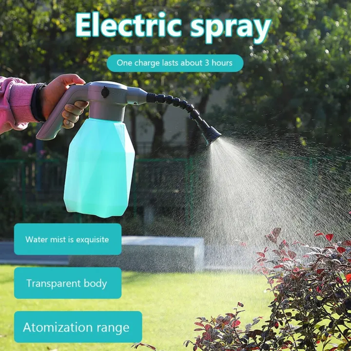 Electric Sprayer Mister Automatic Watering Can Bottle for Garden Plant ...