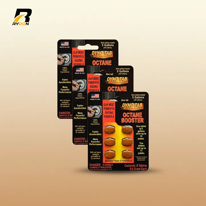 Dyno-Tab HP Octane Booster Tablets – 6 pcs Card, Fast Dissolving, Boost ...