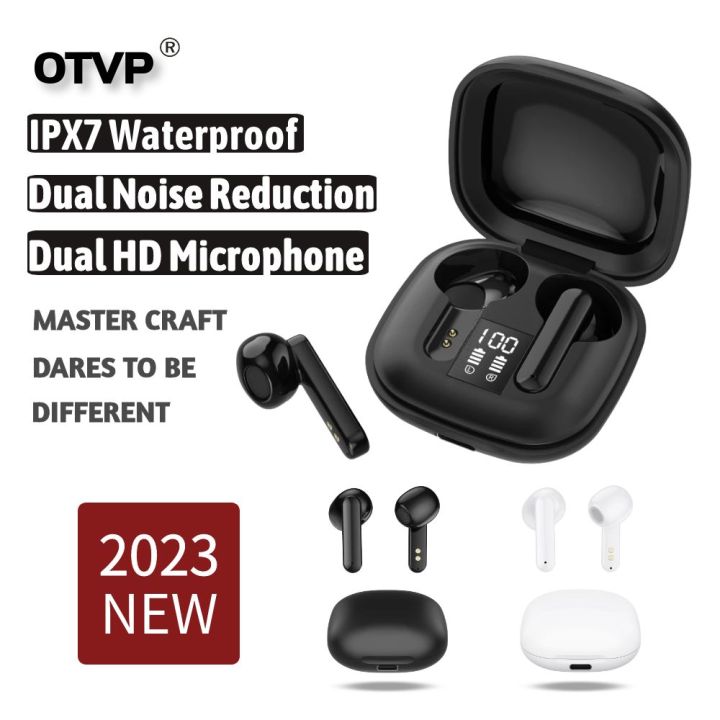 NEWOriginal TWS Wireless Headphone Bluetooth 5.2 Dual Stereo Noise ...