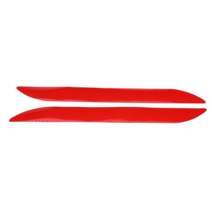 2pcs Self Adhesive Light Reflective Decal Safety Warning Stickers Car ...