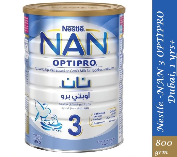NAN_3 OPTIPRO Follow-up Formula Milk (From 6 to 12 months) 800 gm (Dubai) | Daraz.com.bd
