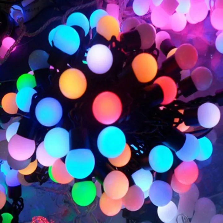 LED Decoration Light 28 Pieces Warm White snow Ball Fairy Lights ...