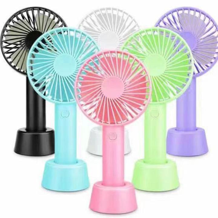 Portable Usb Mini Fan Handheld Wind Power With Mobile Phone Holder ...