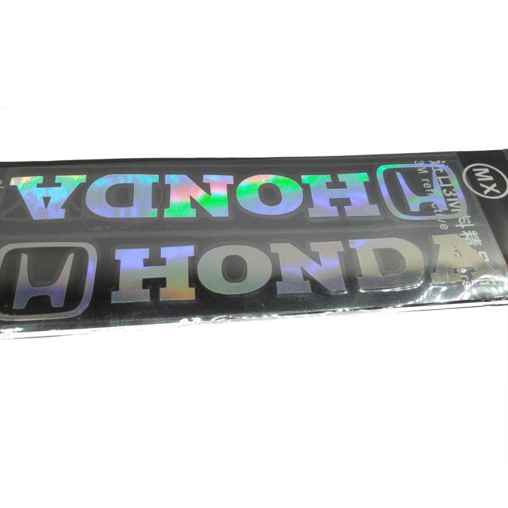 3D Reflective Honda Bike Car Sticker | Daraz.com.bd