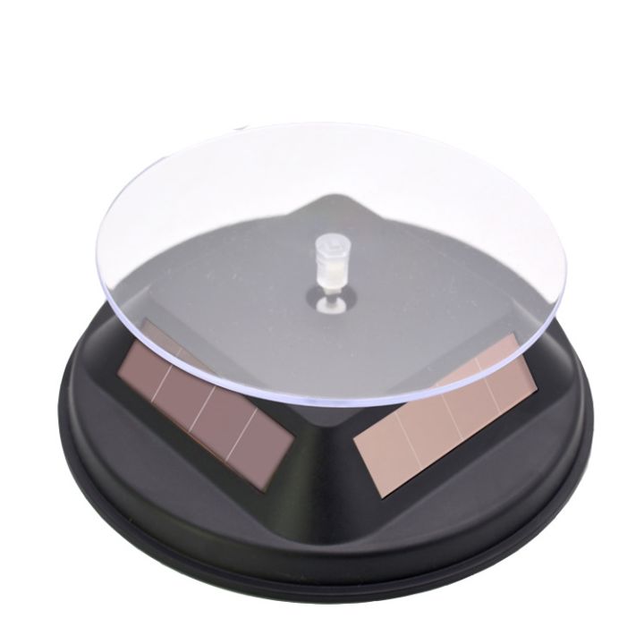 (NEW) 12cm Solar Rotating Display Stand Props Turntable | Daraz.com.bd