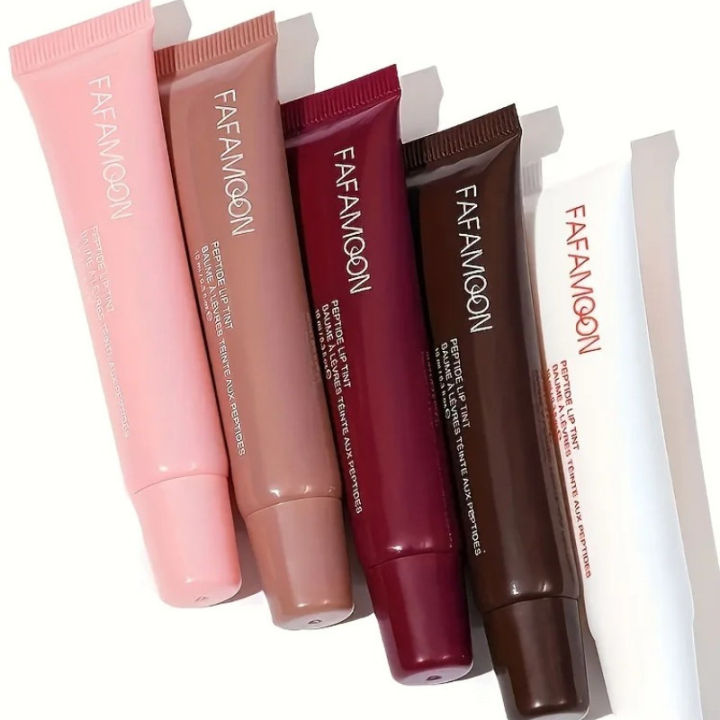 5-color Glossy Lip Balm Moisturizing Hydrating Lightening Lip Lines ...