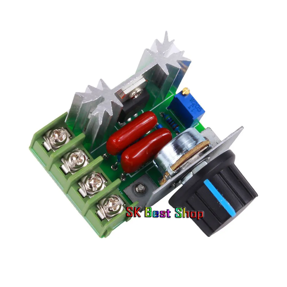 Motor Speed Controller Ac 220V 2000W Scr 25A Adjustable 2000W Speed ...
