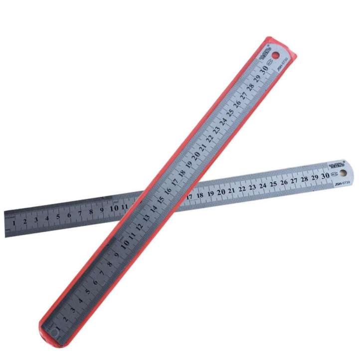 Steel Scale - 12inch 1 Dojon (12 Pcs) | Daraz.com.bd