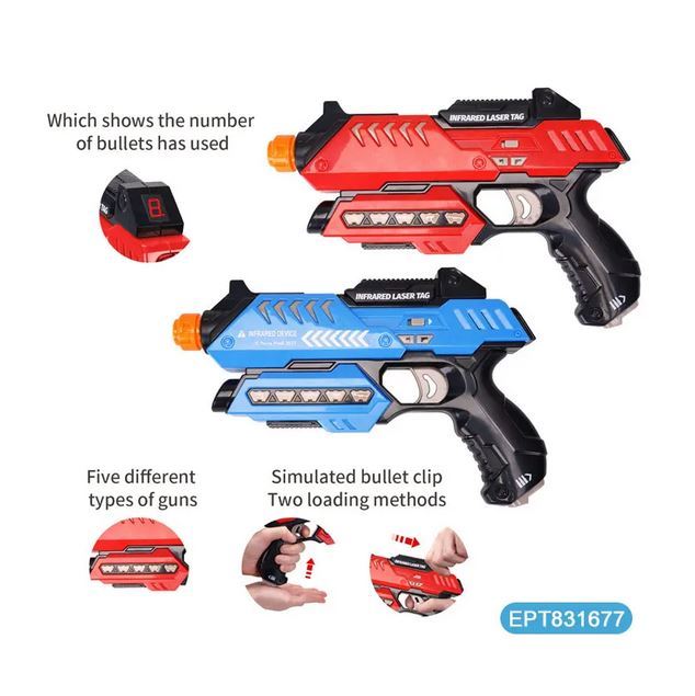 1 PICS EPT toys BO popular high quality laser sensing tag gun kid game ...