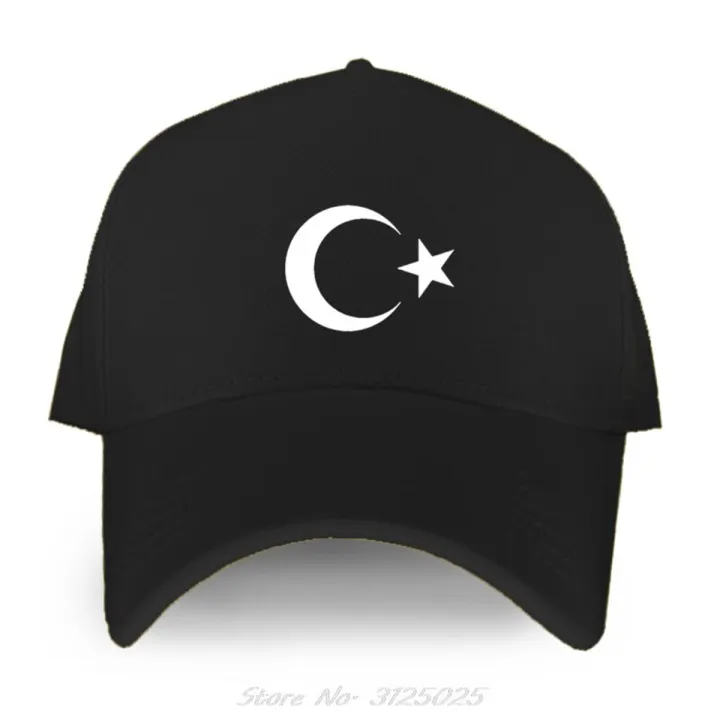 Turkey Turkiye Turkish Islamic Muslim Flag Crest Baseball Cap Men ...