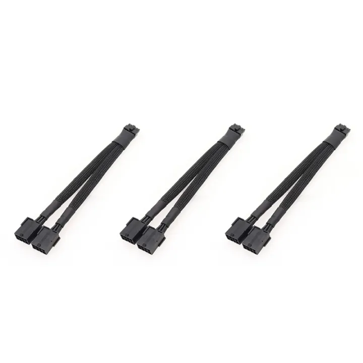 3X Video Card 12VHPWR PCIe 5.0 12 Pin to Dual GPU PCIE 8-Pin Cable for ...