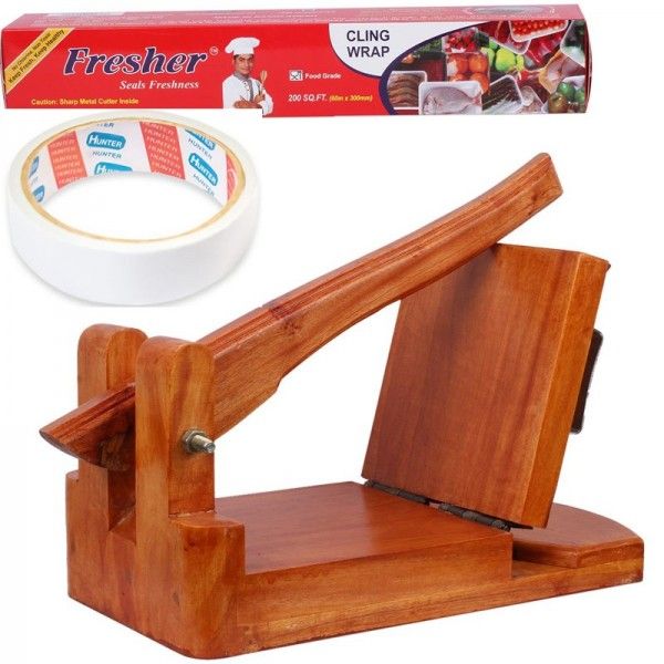 Manual Roti Maker Wooden Standard Size 9 Inch With Roti Maker Wrapping ...