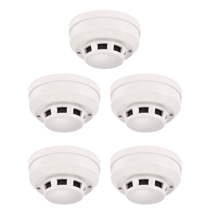5X Wired Network Type Ceiling-Mounted Smoke Detector Smoke Detector ...