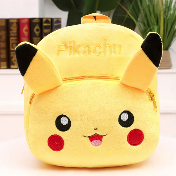 8x9 Inches Toddler Plush Pikachu Backpack Cute Baby Backpacks for Boy ...