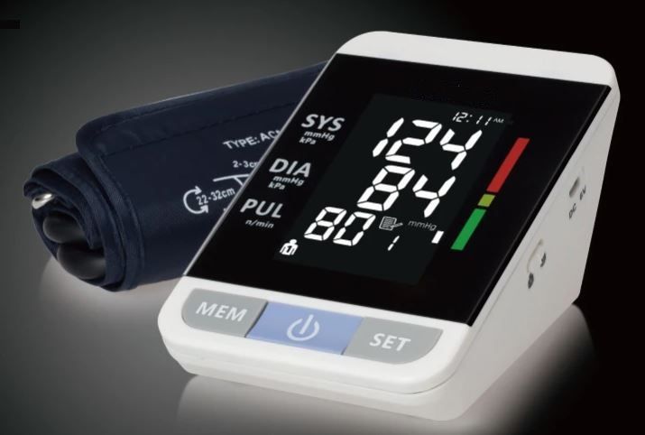 Armed type Electronic Automatic digital blood pressure monitor BP Check ...