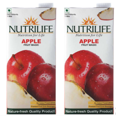 Nutrilife Apple Fruit Magic 1l Juice Nutrilife Juice Fruit Juice 2pcs