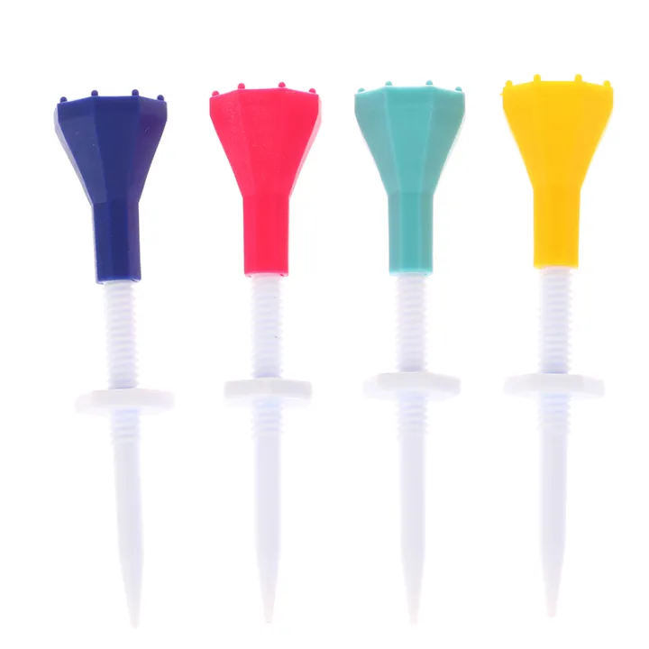 5Pcs/Box Silicone Head Golf Plastic Tees Height Can Be Adjusted Freely ...