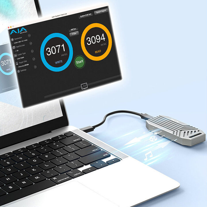 KSY MAIWO K1695 USB4 Hard Drive Enclosure, 40Gbps M.2 NVMe to TB4 Type ...