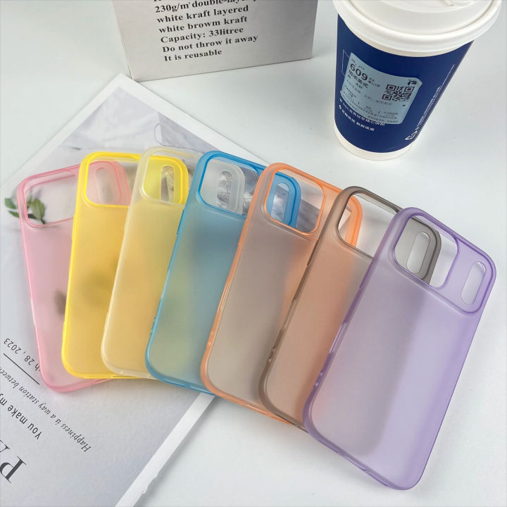 HOCE Ultra Thin Matte Clear Soft Plastic Phone Case For iPhone 17 16 15 ...