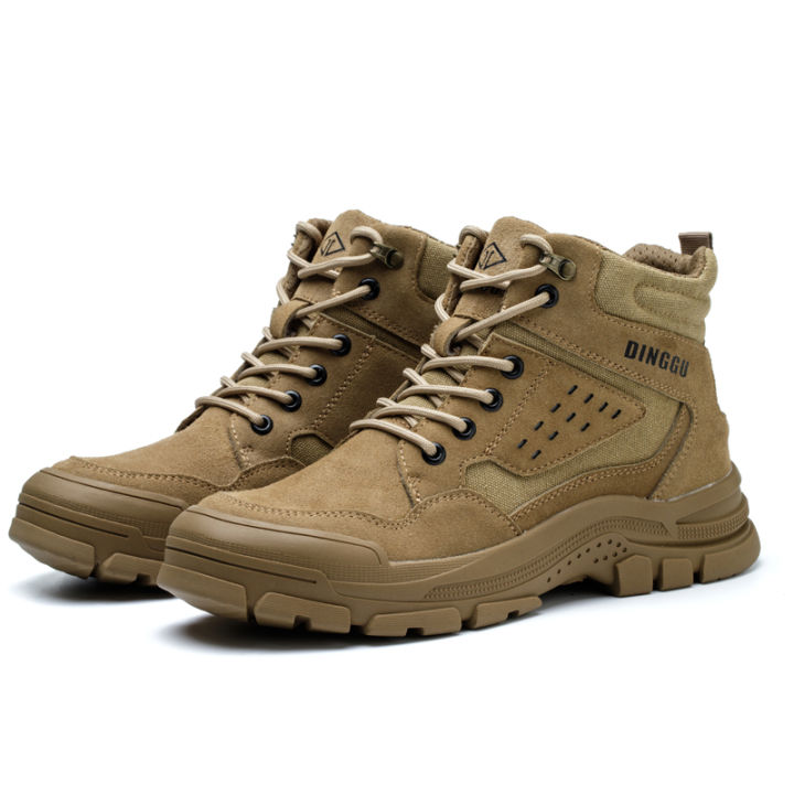 Dinggu safety shoe/ Steel toe and steel mid sole safety shoe/ Light ...