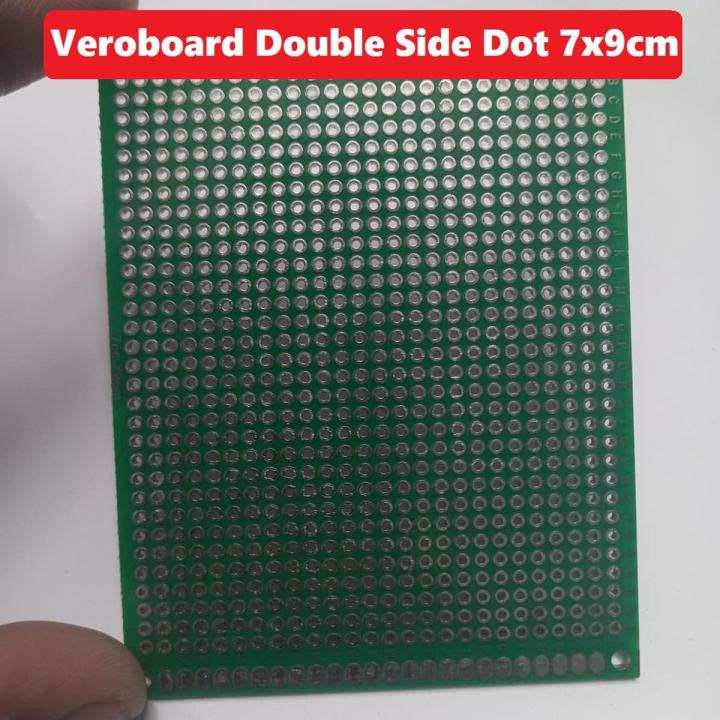 Veroboard Double Side Dot 7x9cm Glass Fiber Stripboard PCB Printed ...