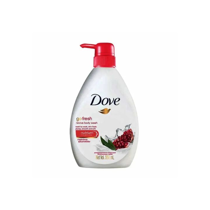 Dove Go Fresh Revive Body Wash 550 Ml Refreshing Long-Lasting Clean ...