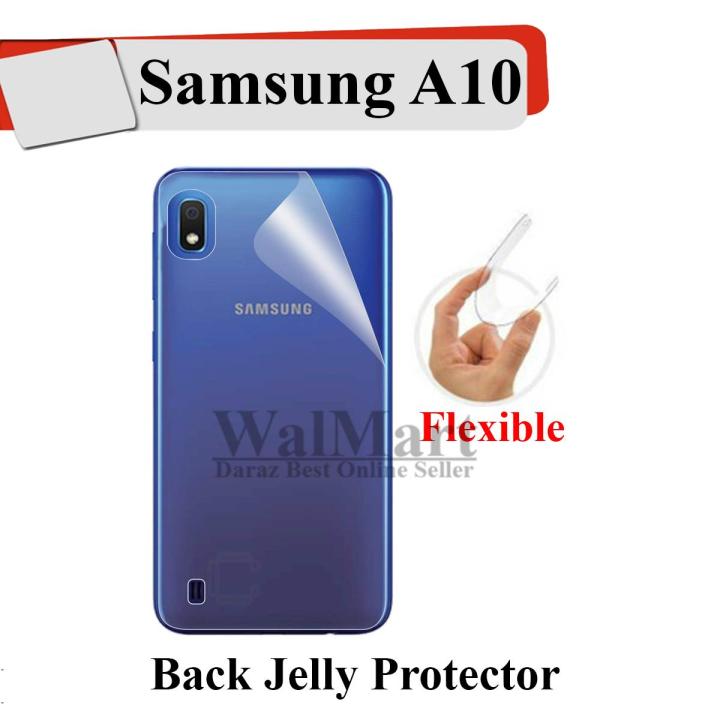 For Samsung Galaxy A10 Hydrogel Film Soft Film Back Poly Transparent ...