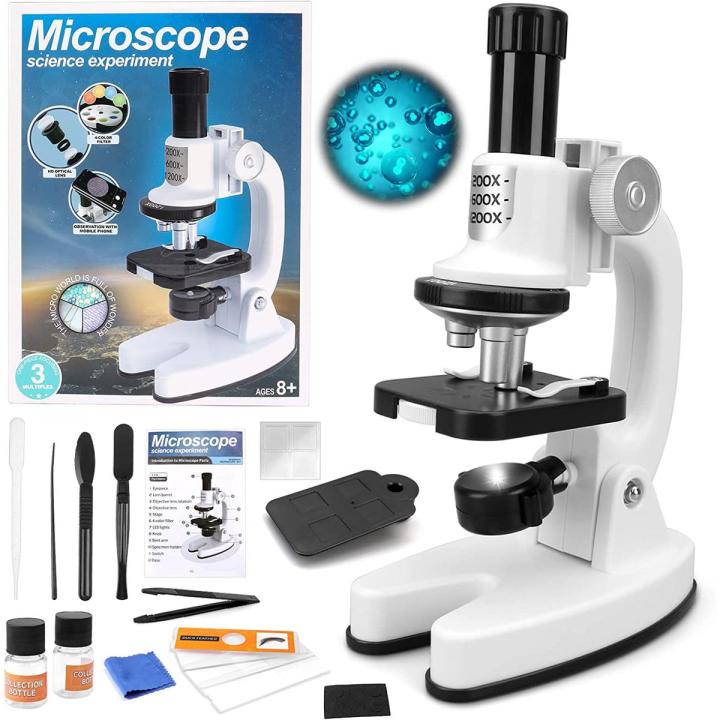 Kids Microscope Toy for Kids, Science Microscope for Kids Beginners ...