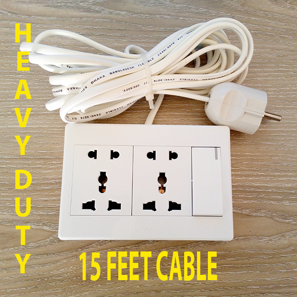 Hand made Multiplug (Heavy Duty + Long lusting) 4 Point with Switch and ...