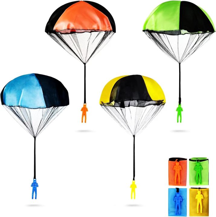 PGXT Parachute Toy, Tangle Free Throwing Army Toy Parachute, Outdoor ...