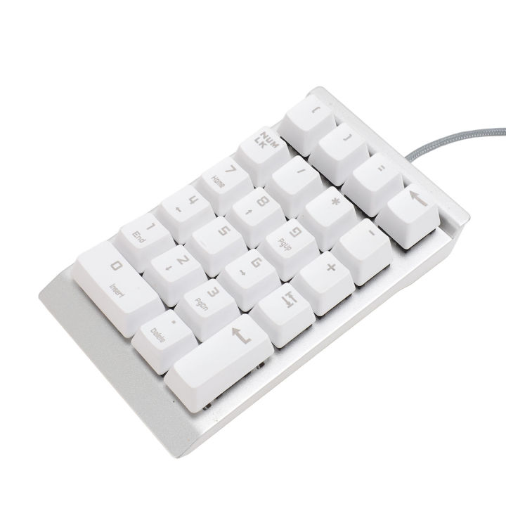 Mechanical Numeric Keypad 22 Keys Blue Switch Hot Swappable USB Wired ...