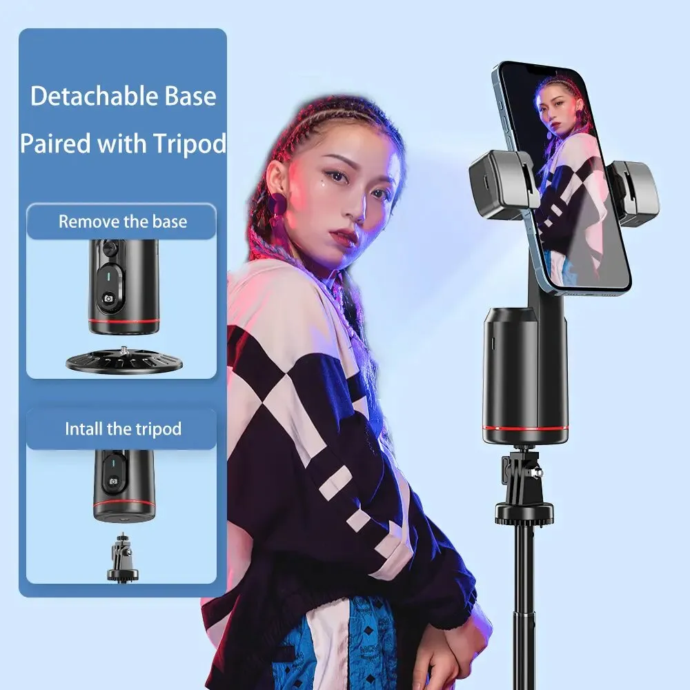 Retrack Q02 AI Tracker 360° Auto Face Tracking Smart Selfie Gimbal ...