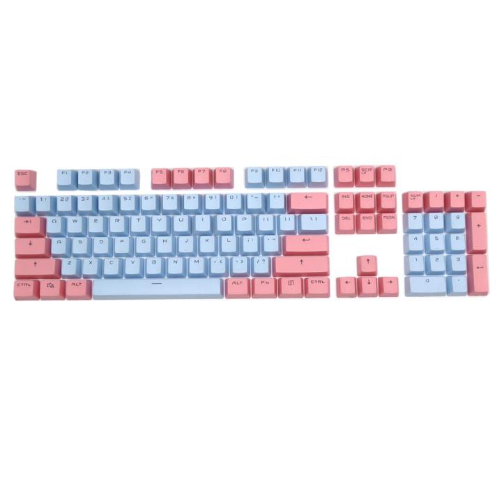 87-Key Contrast Color Backlight PBT Mechanical Keyboard Replacement ...