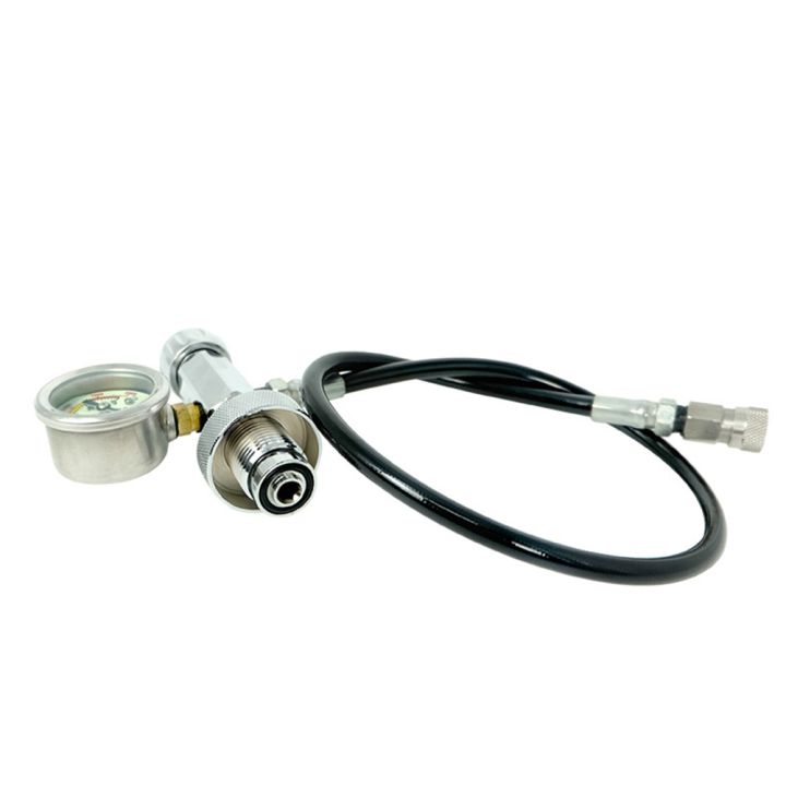 ARELENE Scuba Diving 5000 PSI Tank Dual Gauge Charging Valve SCBA ...