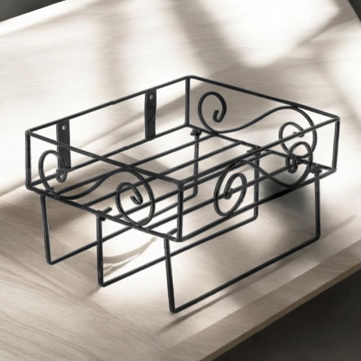 Elegant Black Metal Wall Mounted Quran Stand and Jaynamaz Shelf ...