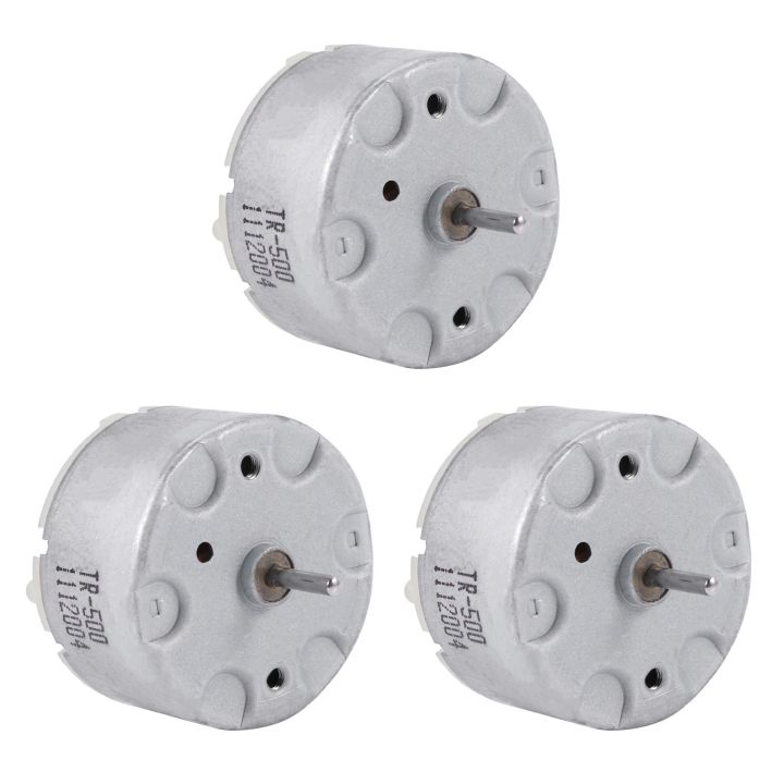 3X RF-500 TB-12560 DC 1.5 - 12 V 2700 U / MIN Idling Speed 32 mm ...