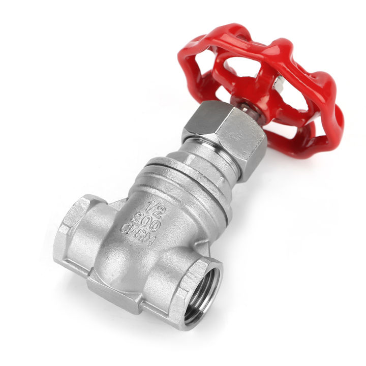 DN15 Stainless Steel Gate Valve BSPP G1/2 Rotary Sluice Valve for Water ...