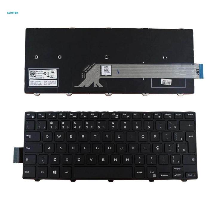 Portuguese Layout Keyboard for Dell Inspiron 14-3000 series 3441 3442 ...