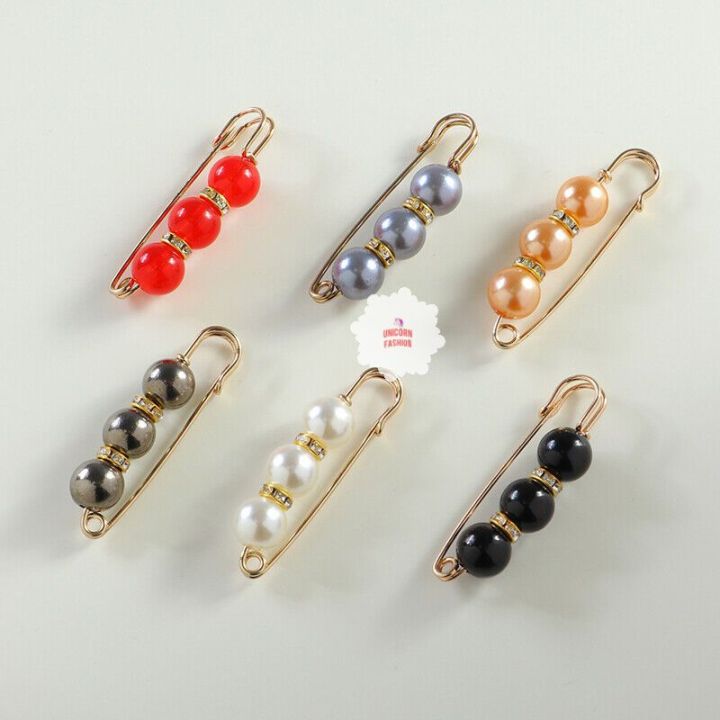 Islamic Hijab Head Scarf Pin Jewelry For Muslim Scarf Safety pin -- 6 ...