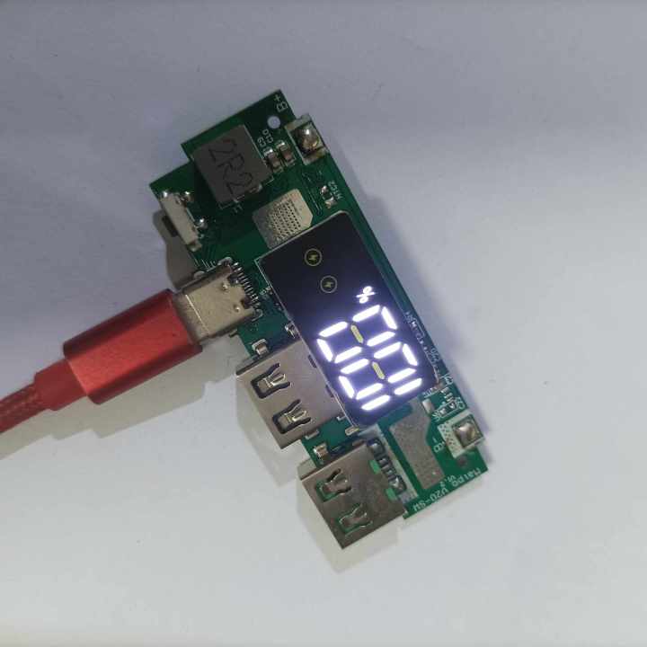 Type C Charging Power Bank Circuit 2 USB With Display Input DC 5V 2A Micro USB & Type-C Port ...