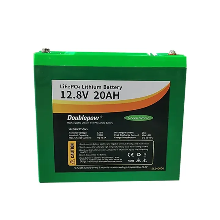 Doubleoow 12.8V LFP 20Ah Lithium Iron Phosphate LiFePO4 Battery for ...